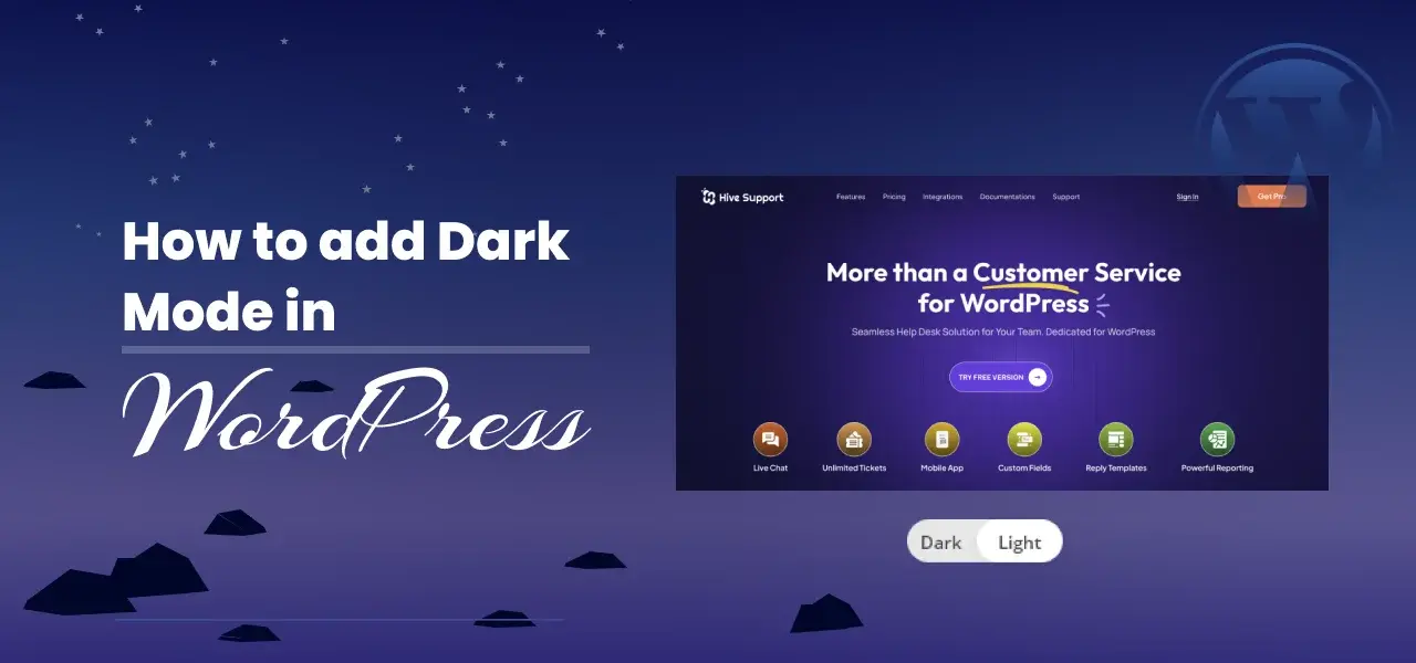 How To Add Dark Mode In WordPress Website